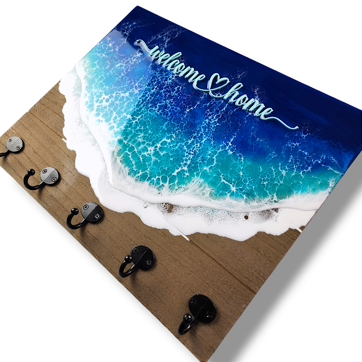 Welcome Sign & Key Holder – Crafted by Rachel