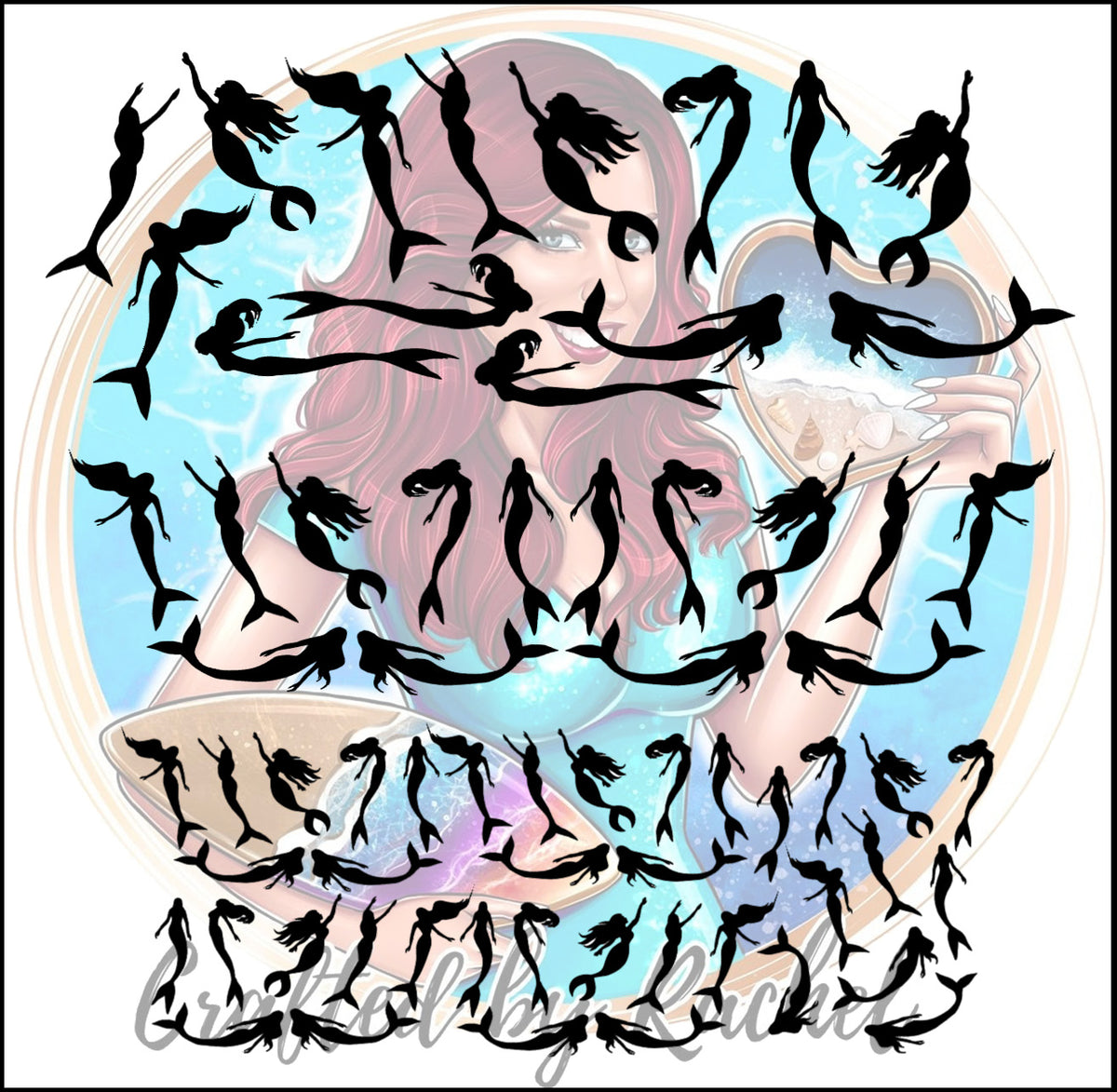 Mermaid Vinyl Decals – Crafted by Rachel